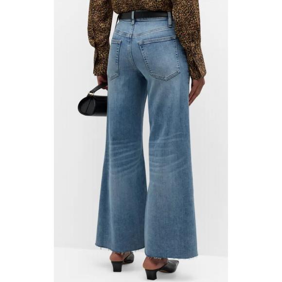 Frame Denim | Jeans | New Frame Le Palazzo Crop Jeans In Whimsy | Poshmark